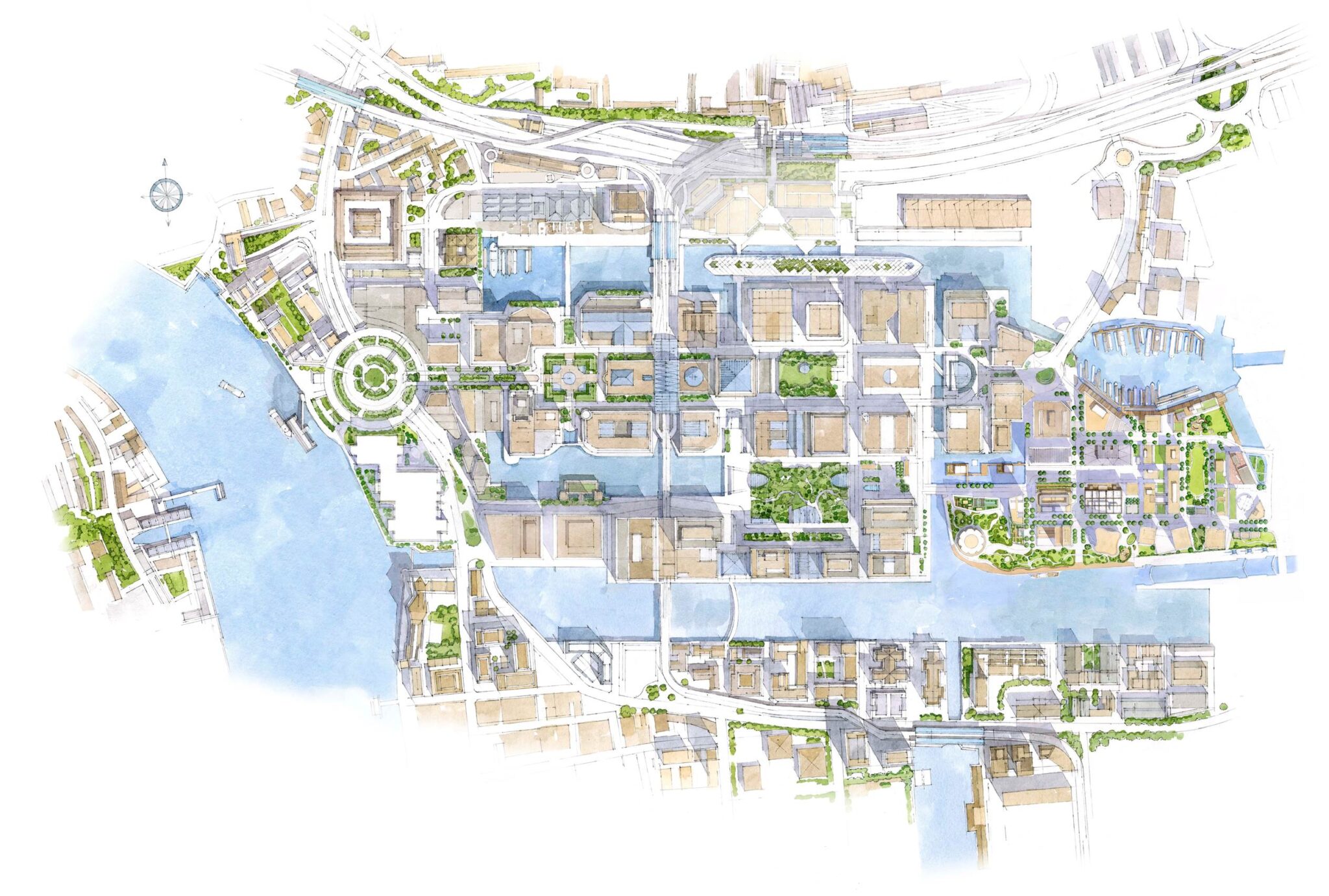 Wood Wharf, Canary Wharf, London - Evinox